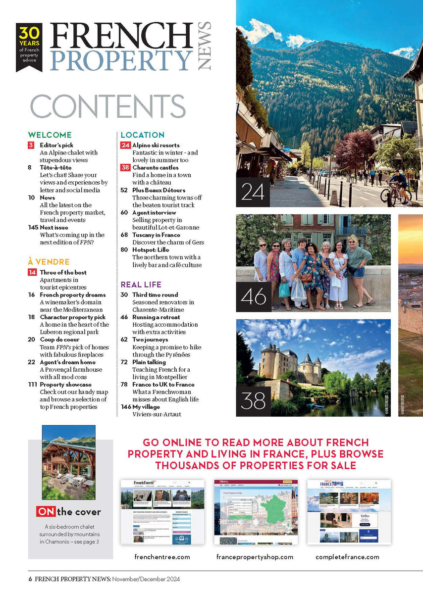 French Property News Issue 390 (November/December 2024) – France Media Shop
