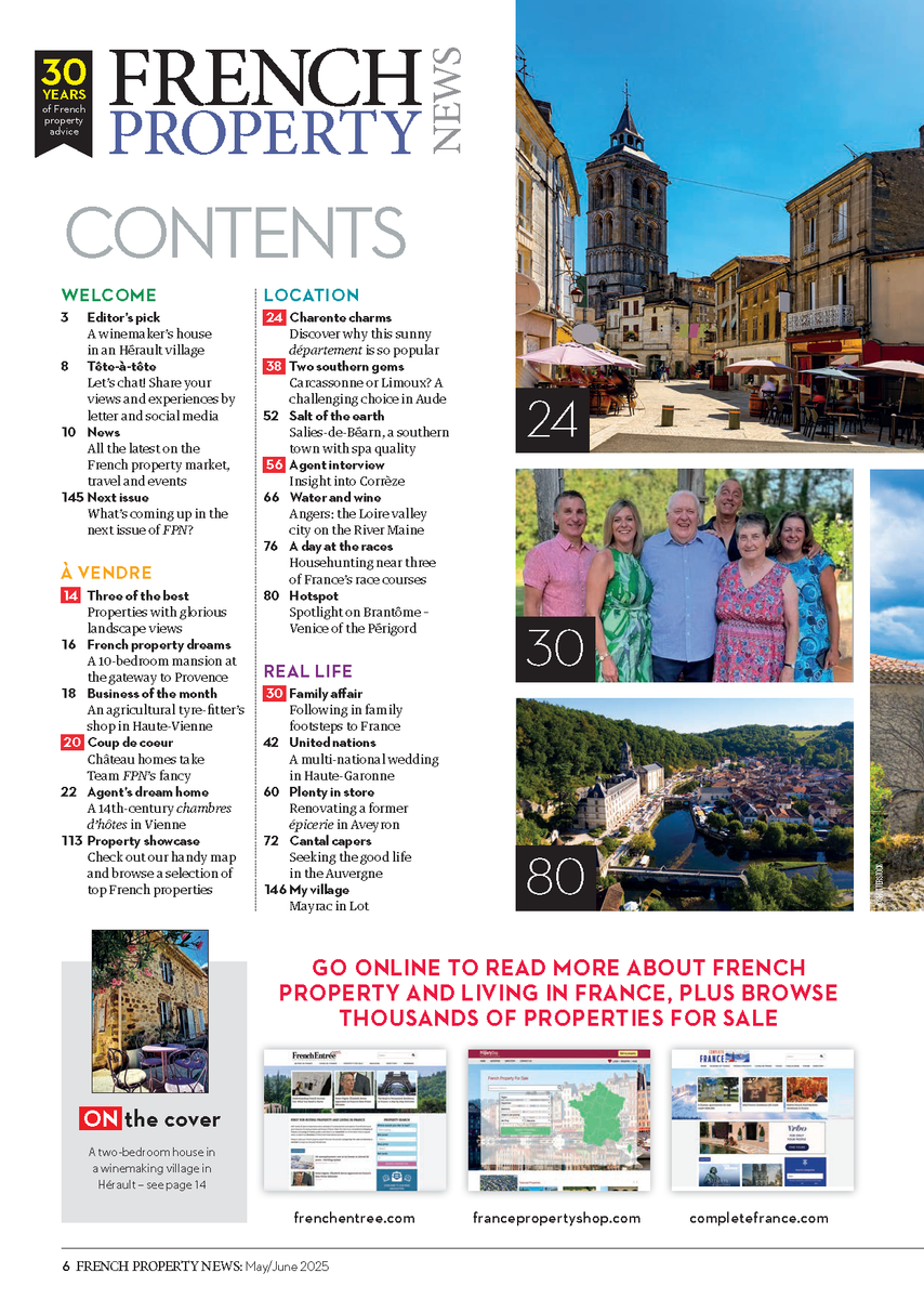 French Property News Issue 393 (May/June 2025) – France Media Shop